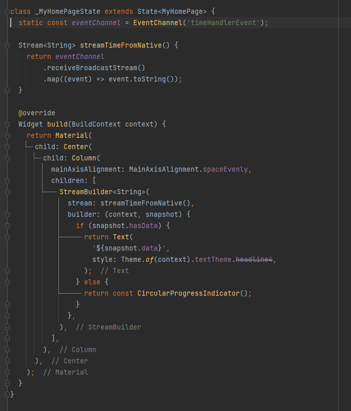 [Flutter] EventChannel trong Flutter